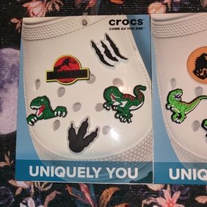 CROCS | Other | Crocs Handmade Jibbitz Pc Jurassic Park Dinosaurs T Rex ...